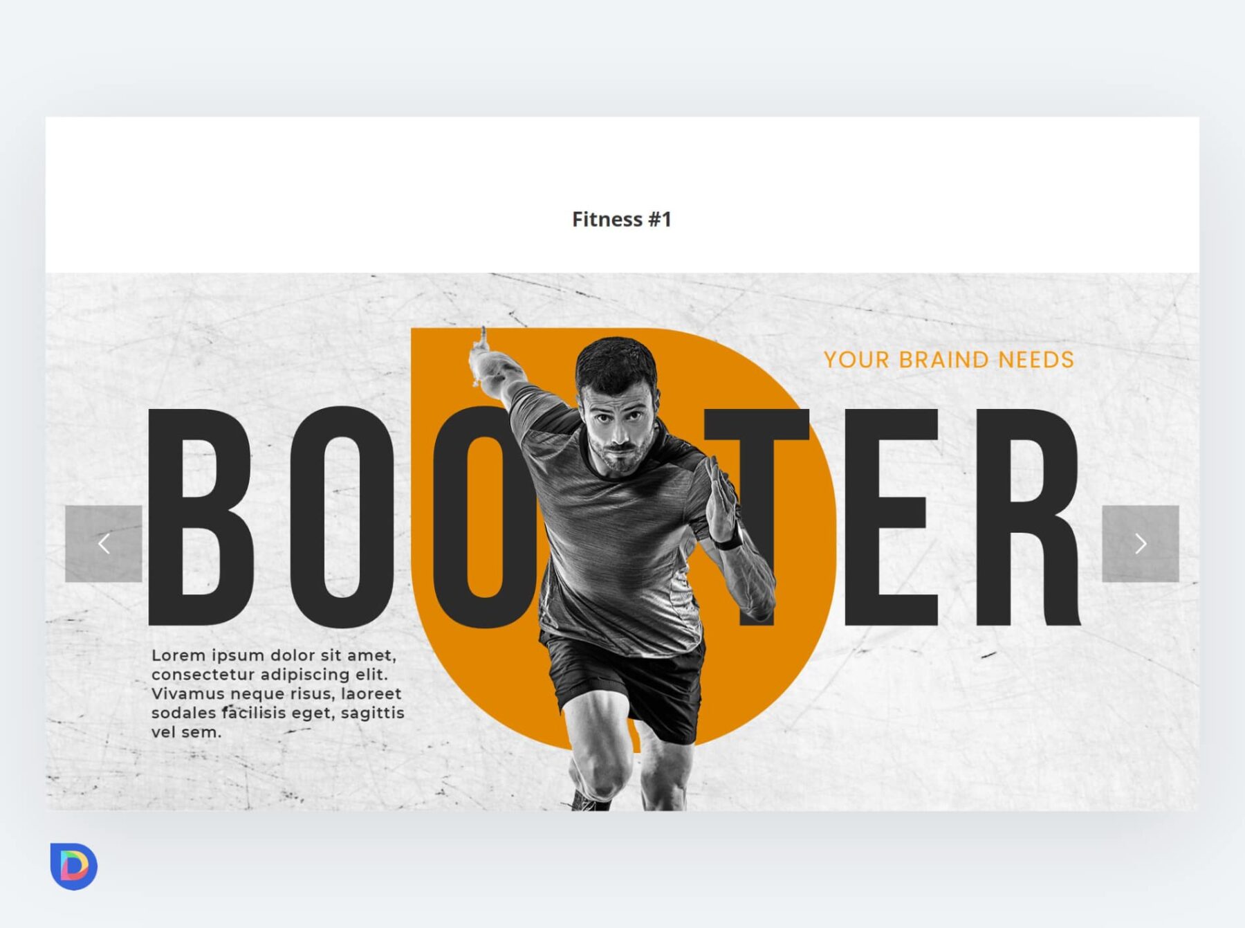 Fitness Slider #1 | UXDivitemplates