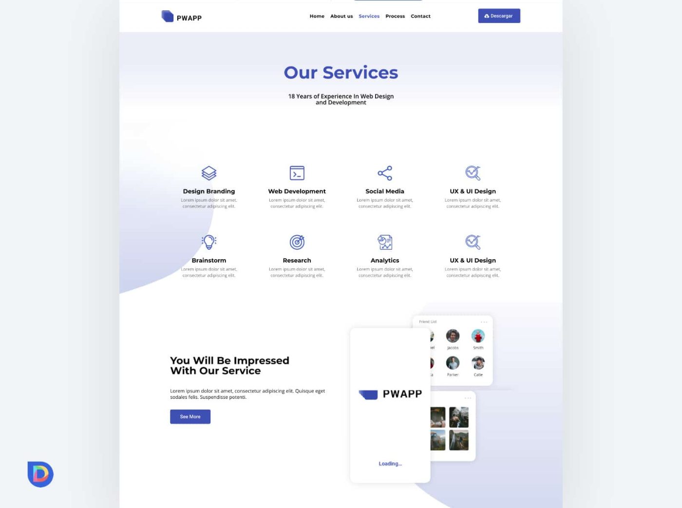 Power App plantilla Divi - UXDivitemplates