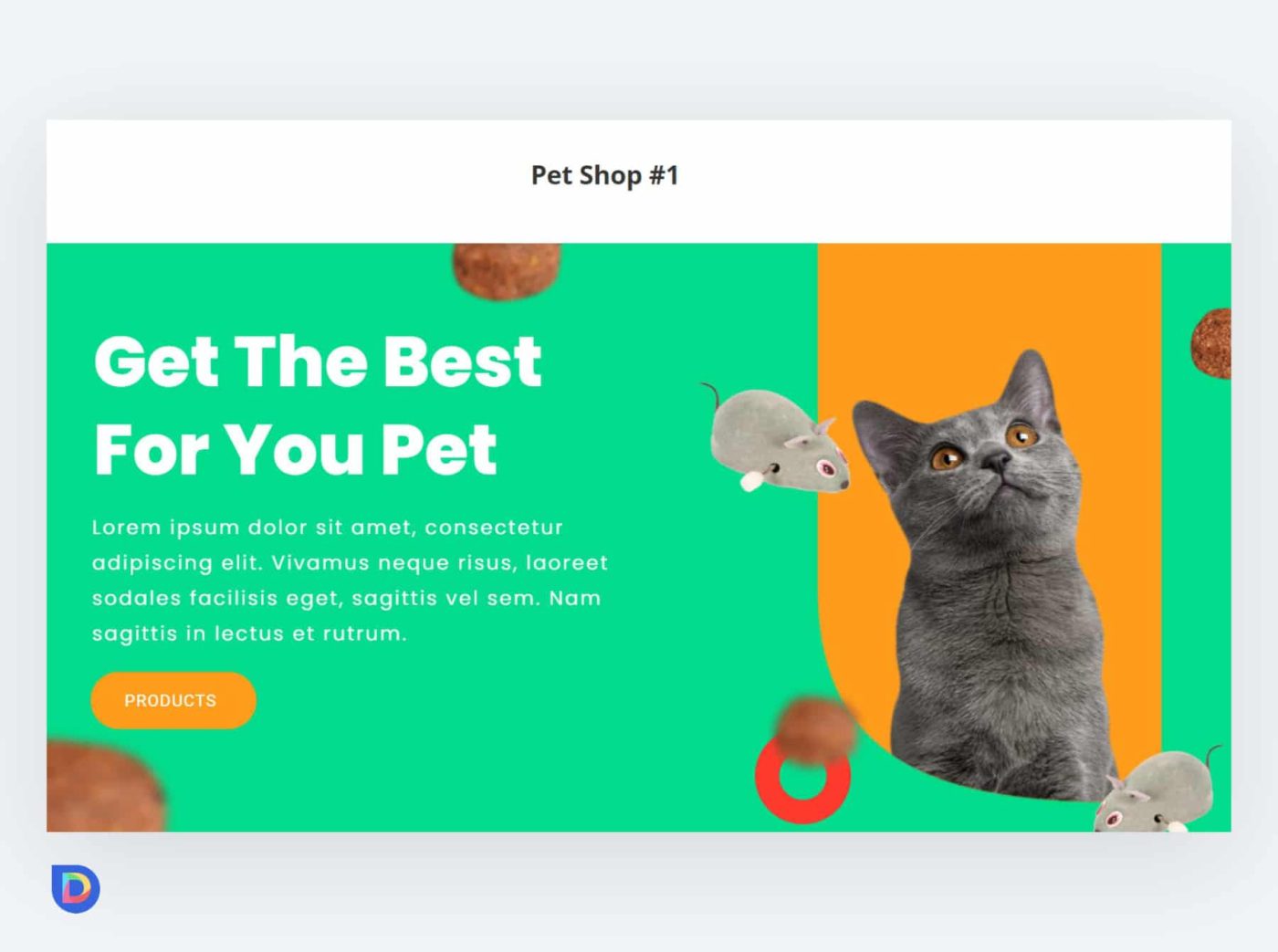 Pet Shop Slider #1 - UXDivitemplates